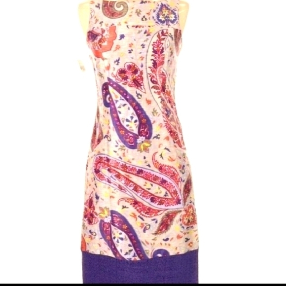 Etro | Dresses | Etro Collection Sleeveless Paisley Print Chemise Size 4 Usa 4 | Poshmark